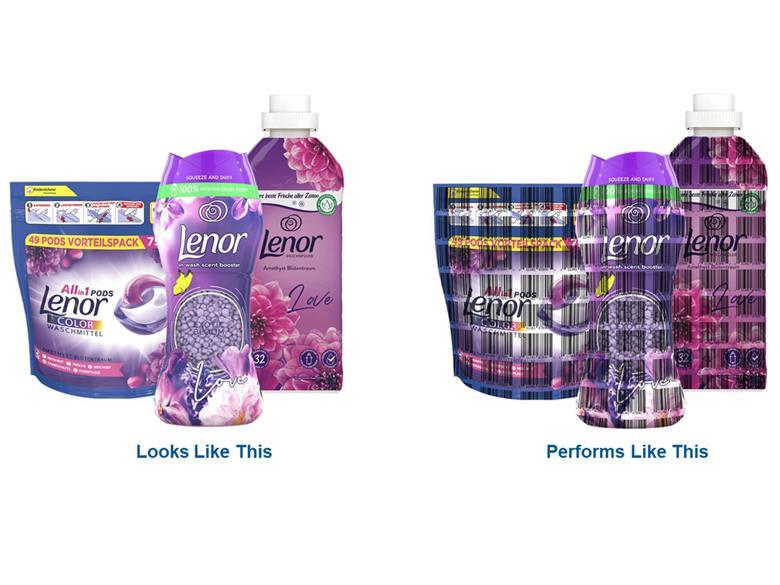 Lenor ditches opaque bottles and implements digital watermarking to ...